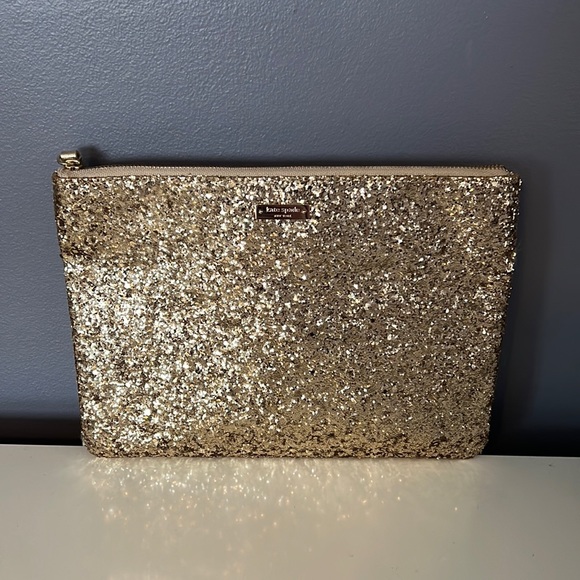 kate spade | Bags | Kate Spade Gold Sequin Clutch | Poshmark